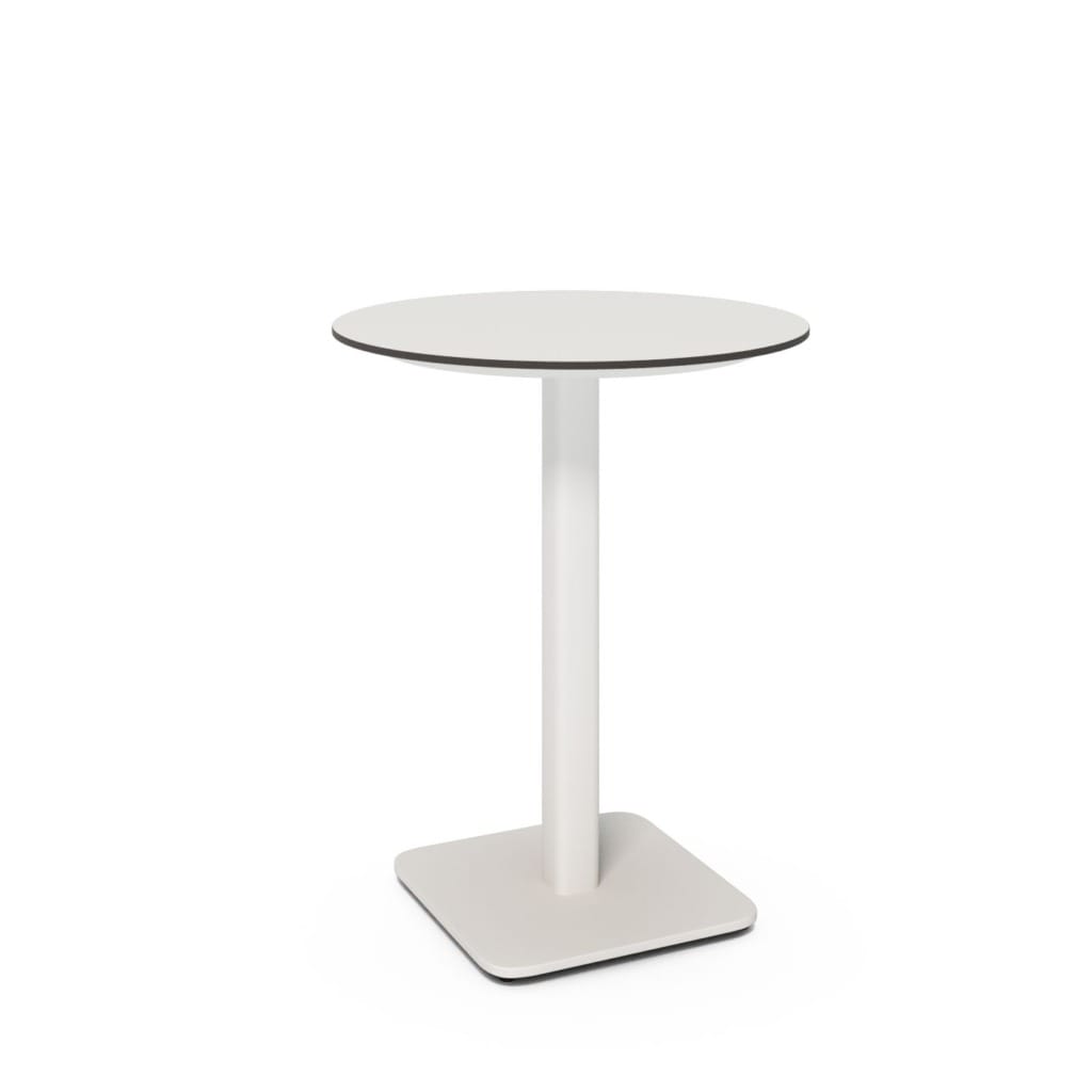 Soho Bistro Counter Table Round 30 40630R White/HPL White - Akula Living